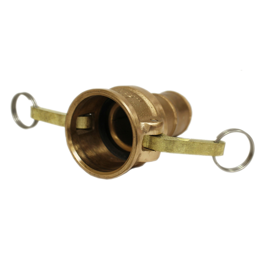 4" Brass Female Coupler x Hose Shank | Camlock Fittings
